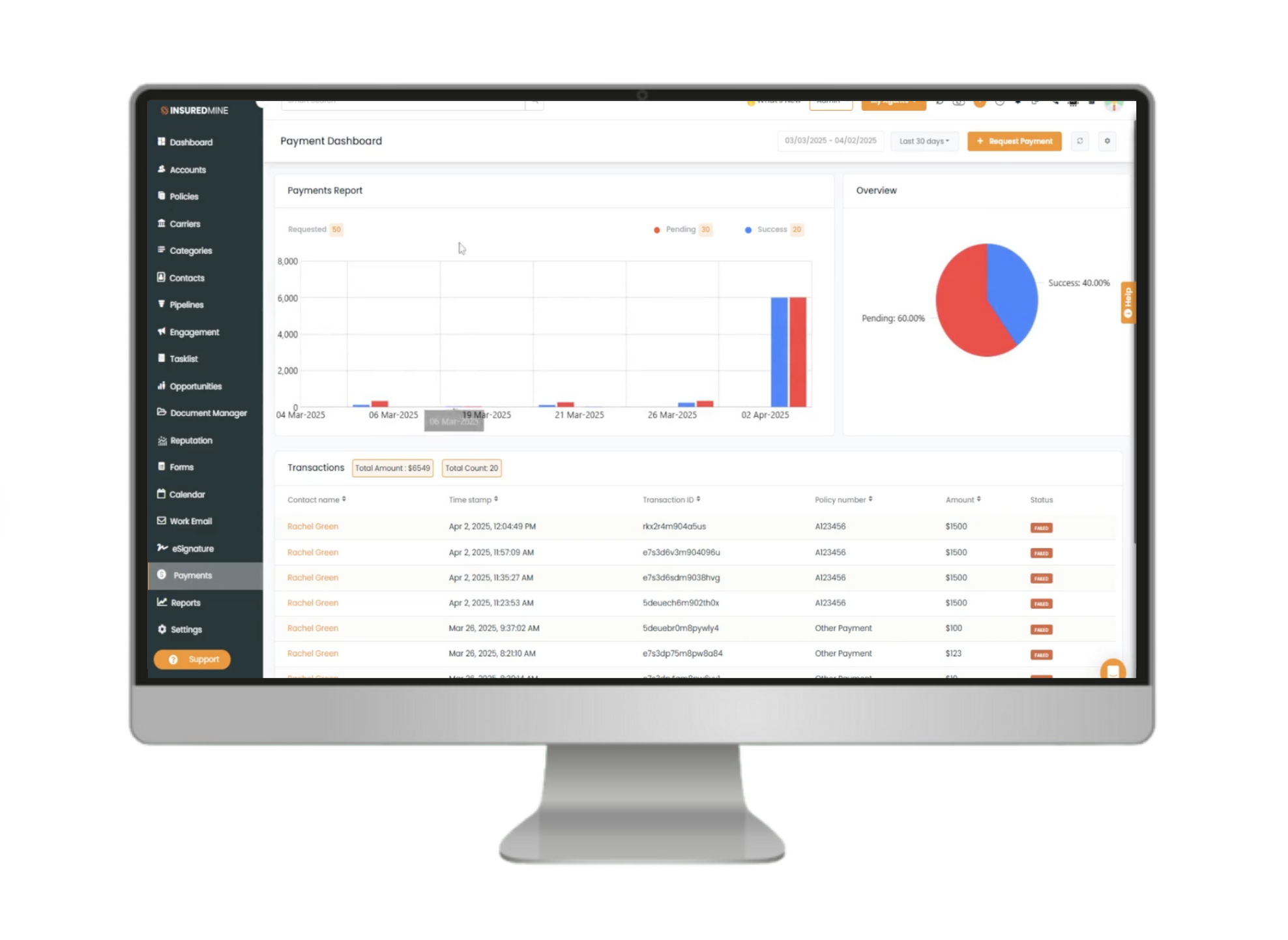 Insuredmine Payment Integration - ePayPolicy